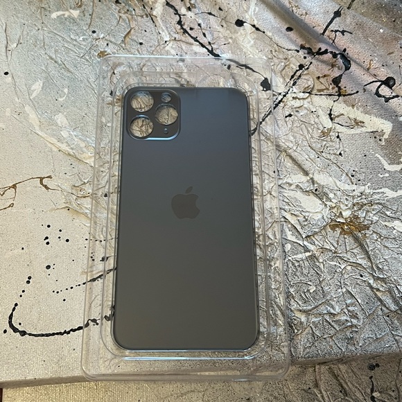 Cell Phones & Accessories | Iphone 11 Pro Back Glass Big Hole Gray ...